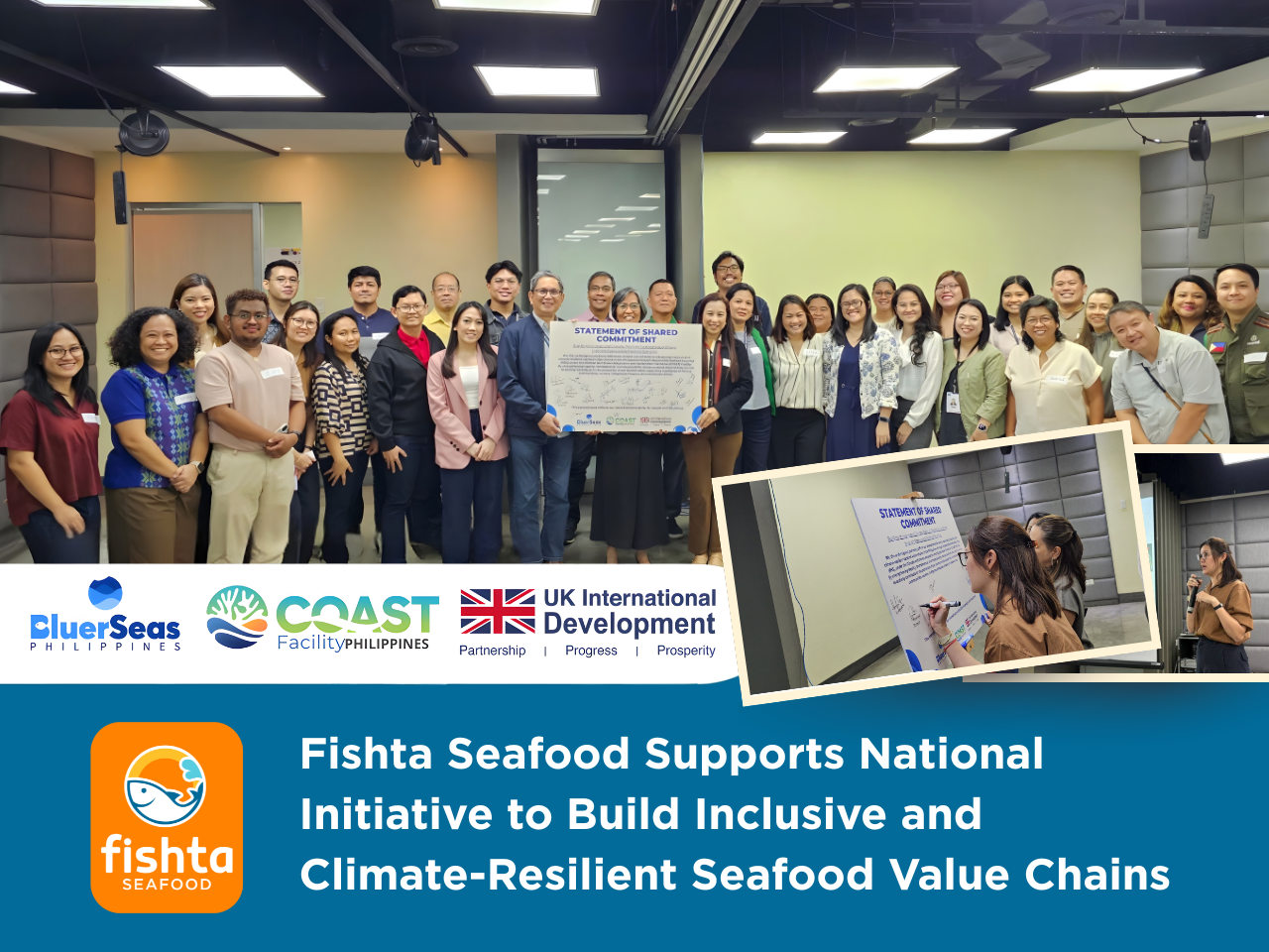 Fishta Seafood Supports National Initiative to Build Inclusive and Cli
