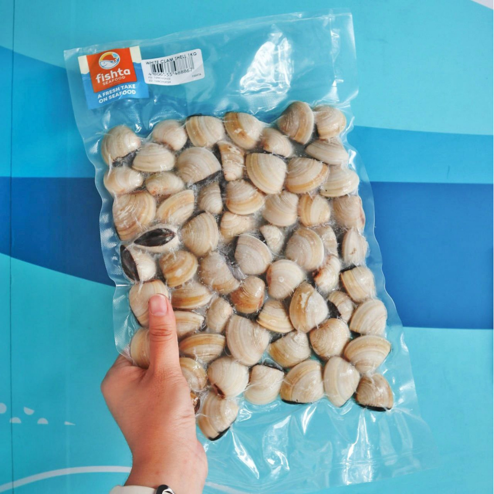White Clam Shell 1kg - Buy Clams Online